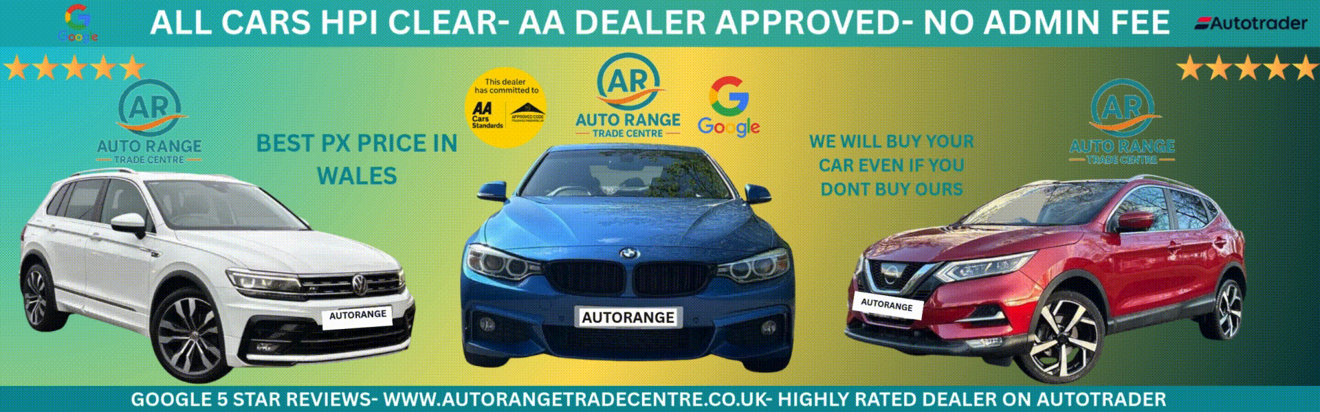 Used cars for sale in Rhondda Cynon Taf & South Wales: Auto Range Trade ...